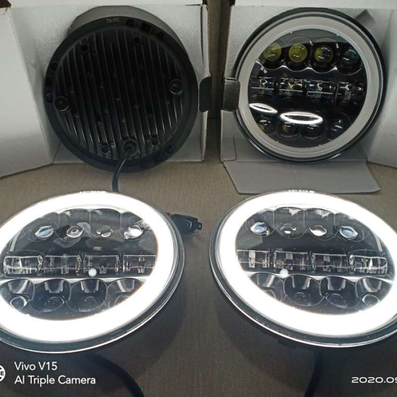 Jual RECOMMENDED LAMPU LED DAYMAKER 7 INCHI 12 LED CRE REAL PREMIUM ...