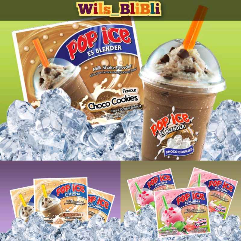 Promo Pop Ice Choco Cream/pop Ice Choco Cookies/pop Ice Guava/pop Ice ...