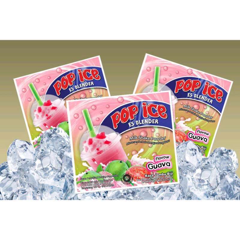 Promo Pop ice Choco Cream/Pop ice Choco Cookies/Pop ice Guava/Pop ice ...