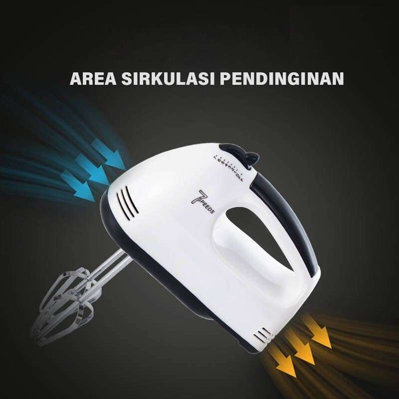 Jual Hand Mixer Electric Whisk He 133 Alat Pengaduk Adonan 7 Level