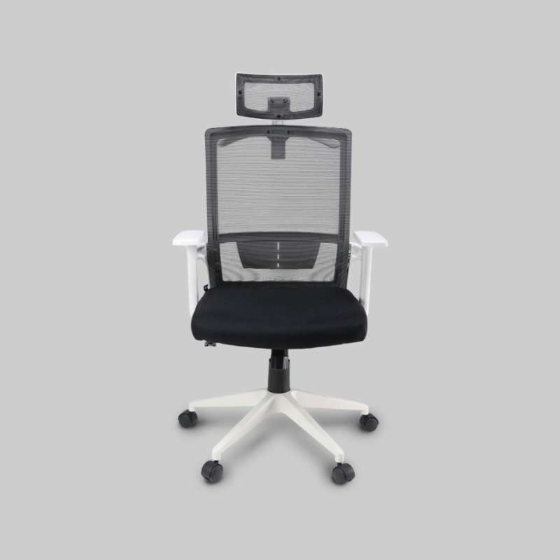 Promo Rexus Ergonomic Office Chair Kursi Kantor Nc-1 / Nc1 - White ...