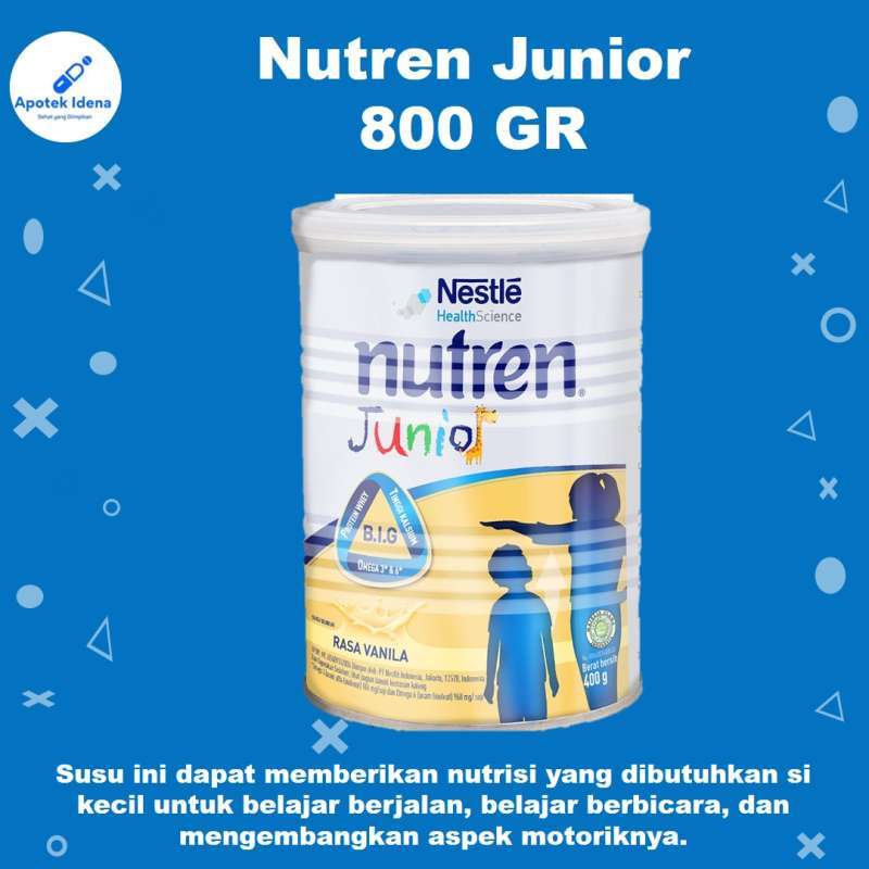 Jual NUTREN JUNIOR 800 GR Susu Kebutuhan Anak di Seller Apotek Idenaa ...