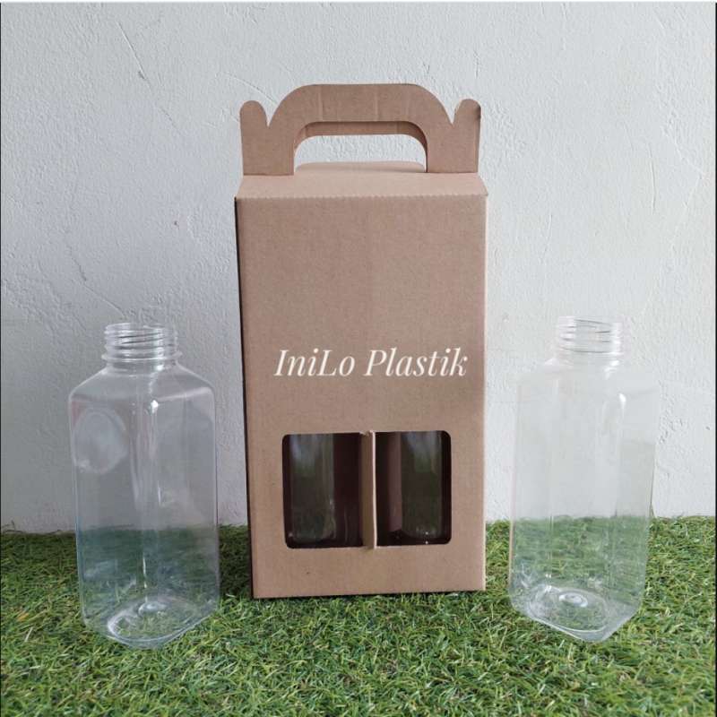 Jual IniLo Pack box botol 500ml /Kardus Botol /Dus Hampers Botol 500 ml ...