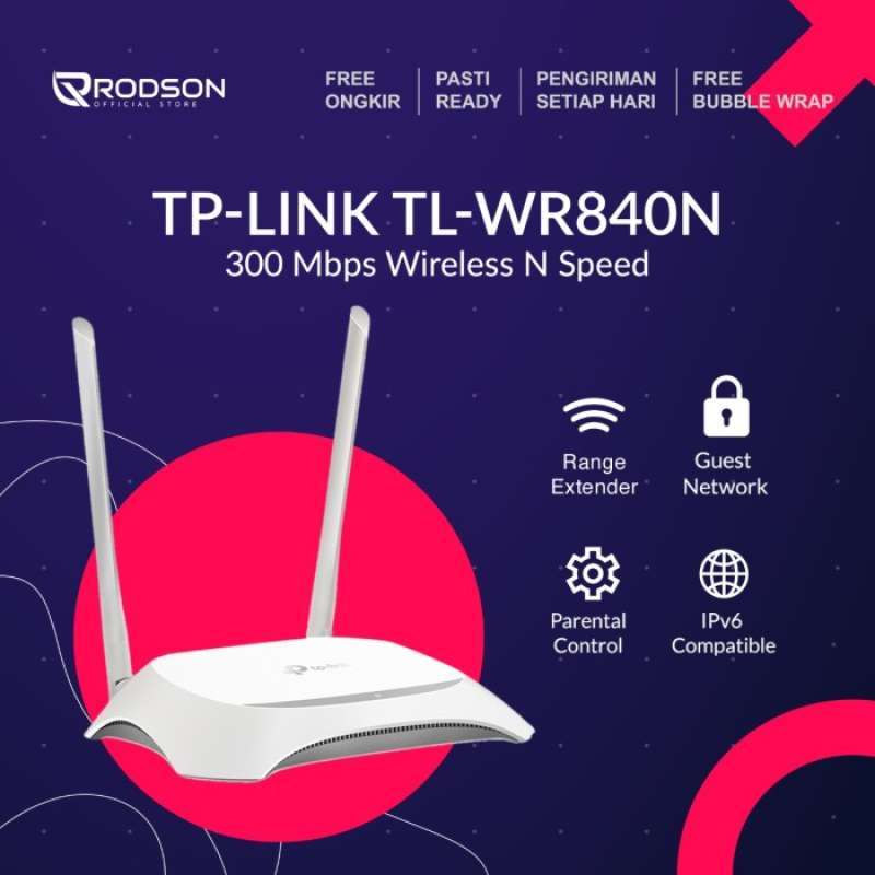 Jual SPECIAL TP-LINK TPLINK TL-WR840N Wireless N Router Repeater Access ...