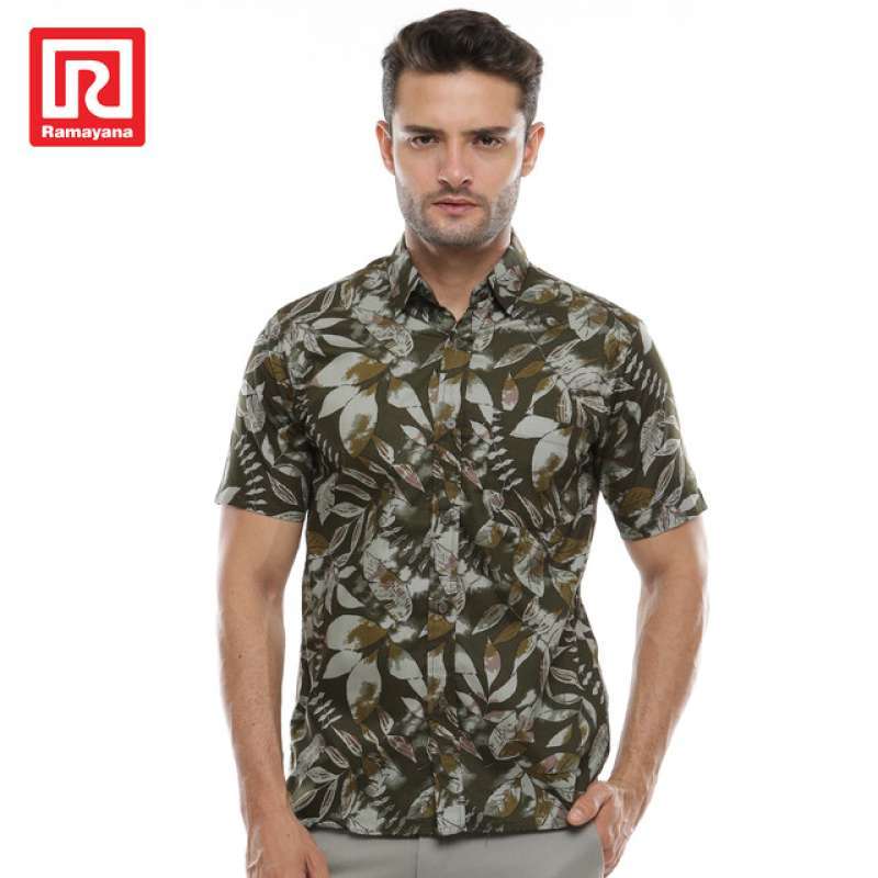 Jual Ramayana - Batik Rama - Kemeja Batik 148 Hijau - Xxl Di Seller ...