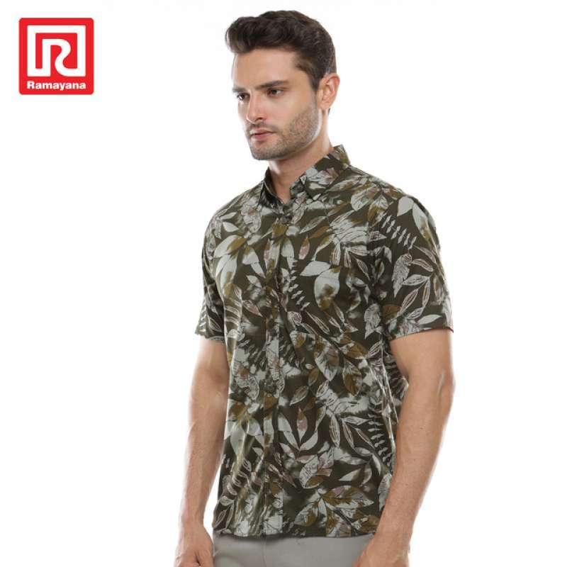 Jual Ramayana - Batik Rama - Kemeja Batik 148 Hijau - Xxl Di Seller ...