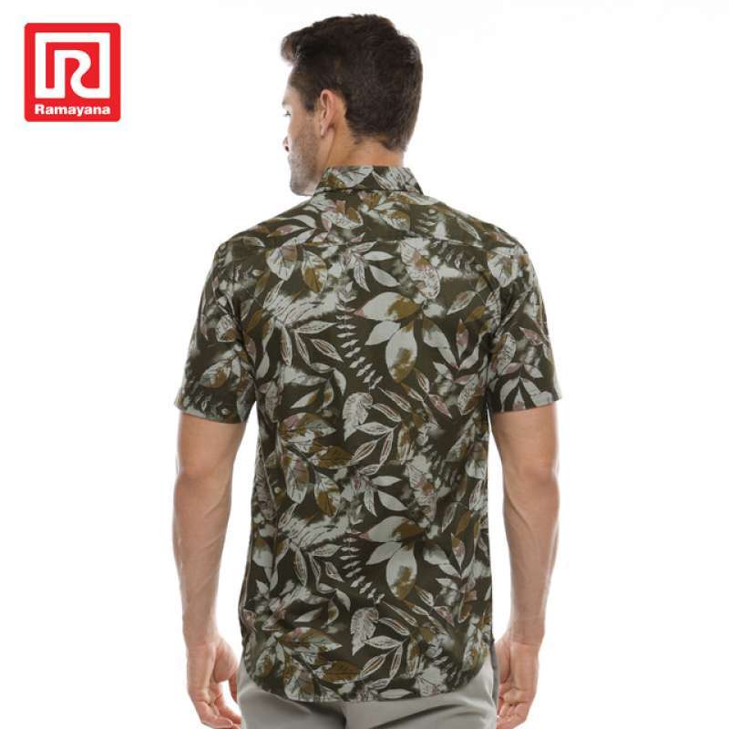 Jual Ramayana - Batik Rama - Kemeja Batik 148 Hijau - Xxl Di Seller ...