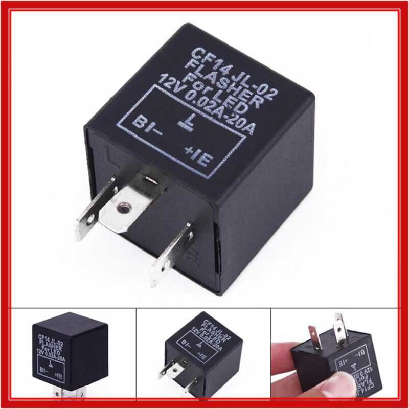 Promo Cf14 Jl-02 Ep35 Relay Fix Flasher Lampu Sein Led 3-pin 12v Mobil ...