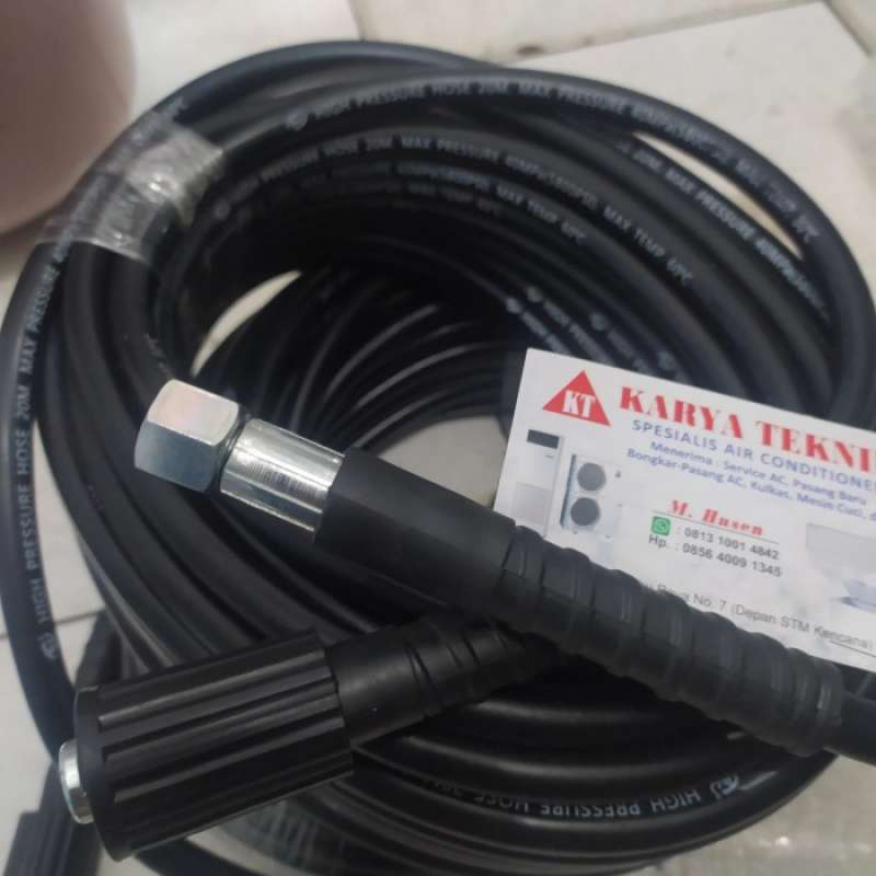 Promo RECOMMEND SELANG STEAM AC 20 METER SELANG JET CLEANER 20 METER ...