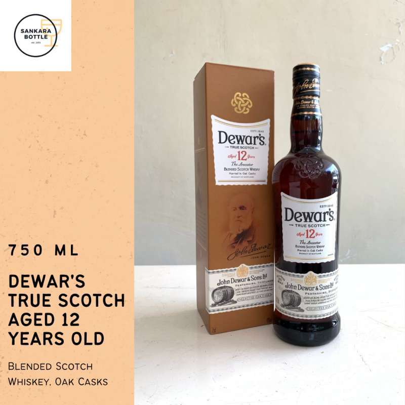 Jual Dewar's True Scotch Blended Scotch Whiskey di Seller Sankara Bottle Official Store - Kab ...