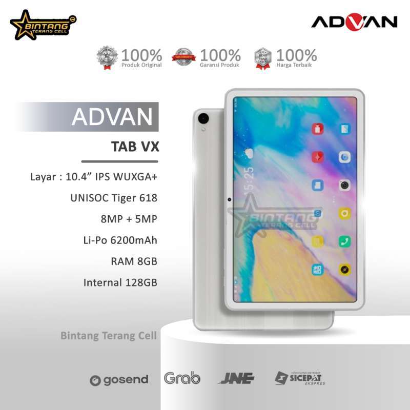 Jual Advan Tab VX 8GB/128GB 10.4 inch Tiger T618 Android 11 Garansi ...