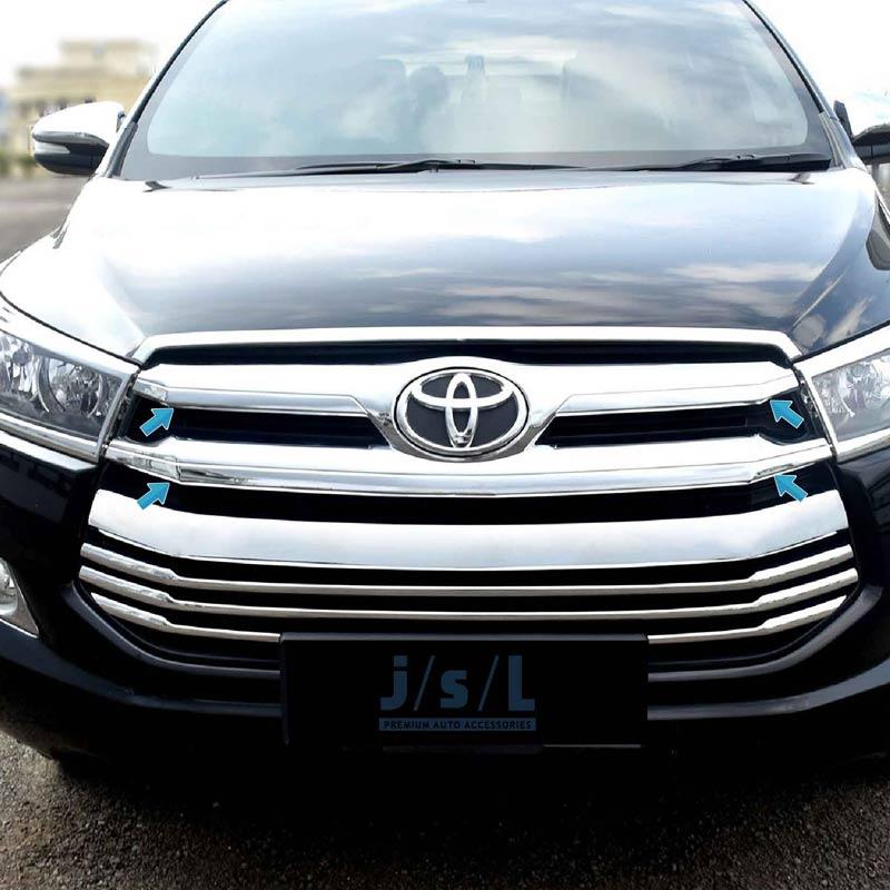 Jual JSL Hood Molding Lis Kap Mesin Mobil for Toyota Innova 2016 ...
