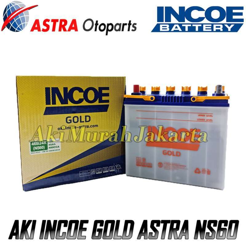 Jual Aki Mobil Toyota Rush INCOE GOLD Astra NS60 Aki Basah 12V / 45Ah di Seller Aki Murah ...