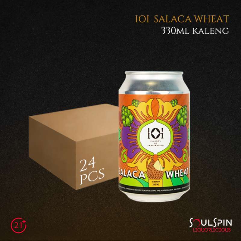 Jual IOI Salaca Wheat 330ml [ dus 24 kaleng ] Balinese Craft Beer Bir ...
