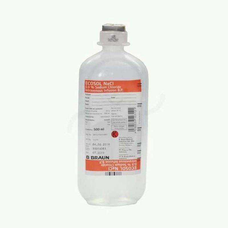 Jual Cairan Infus Pembersih Luka [nacl 500/ Nacl 0.9%/ Nacl 500 Ml] Di ...