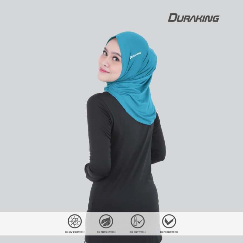 Promo Duraking Hijab Sports Safiya - Light Grey Diskon 41% Di Seller ...