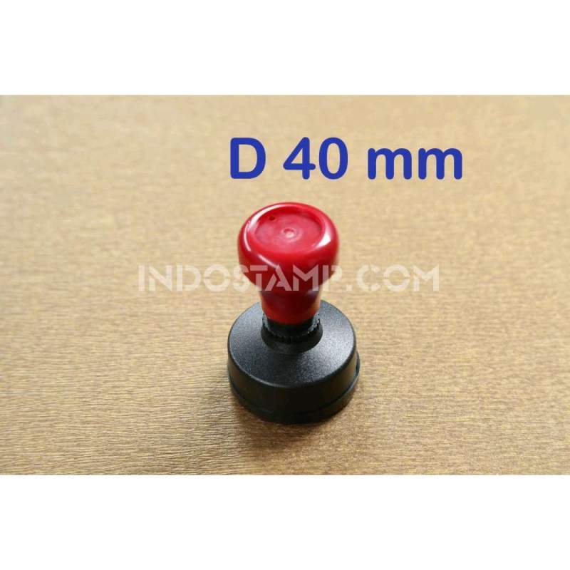 Jual INDOSTAMP Gagang Stempel Cap warna Flash Stamp [Diameter 40 mm ...