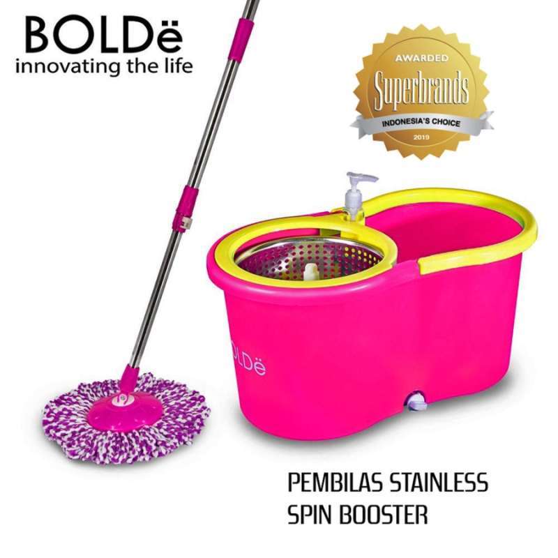 Jual BOLDe Super MOP M-789X+ STAINLESS BASKET Alat Pel Lantai di Seller ...