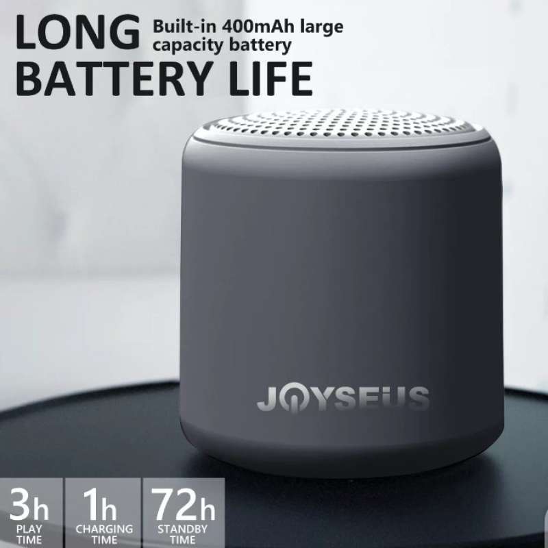 Jual Joyseus Js02 Speaker Mini Portable Stereo Bluetooth 5 0 Abu Abu