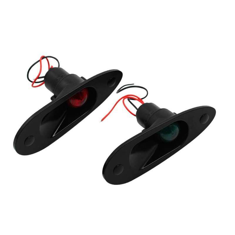 Promo BOAT MARINE LED Side Mount Navigation Lights Red Green Flush ...