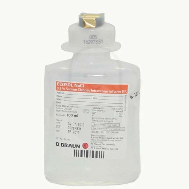 Jual B Braun Nacl Infus 100 Ml Di Seller Medicalogy - Kampung Melayu-2 ...