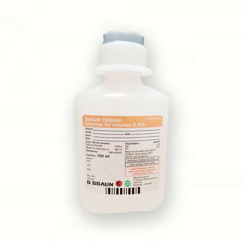 Jual B Braun Nacl Infus 100 Ml Di Seller Medicalogy - Kampung Melayu-2 ...