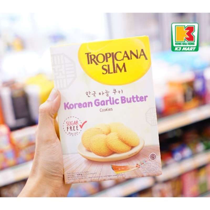 Jual Tropicana Slim Korean Garlic Butter Cookies 12x100gr Di Seller ...