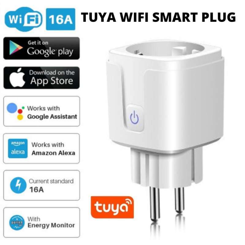 Jual Tuya Wifi Smart Plug Stop Kontak Wifi Pintar - 3pc Di Seller Lucky ...