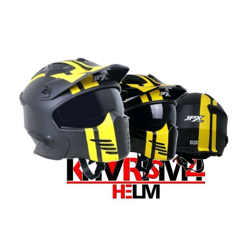 Promo Helm Jpx Mx 726 R 04 Helm Modular Helm Full Face Helm Cross Jpx ...