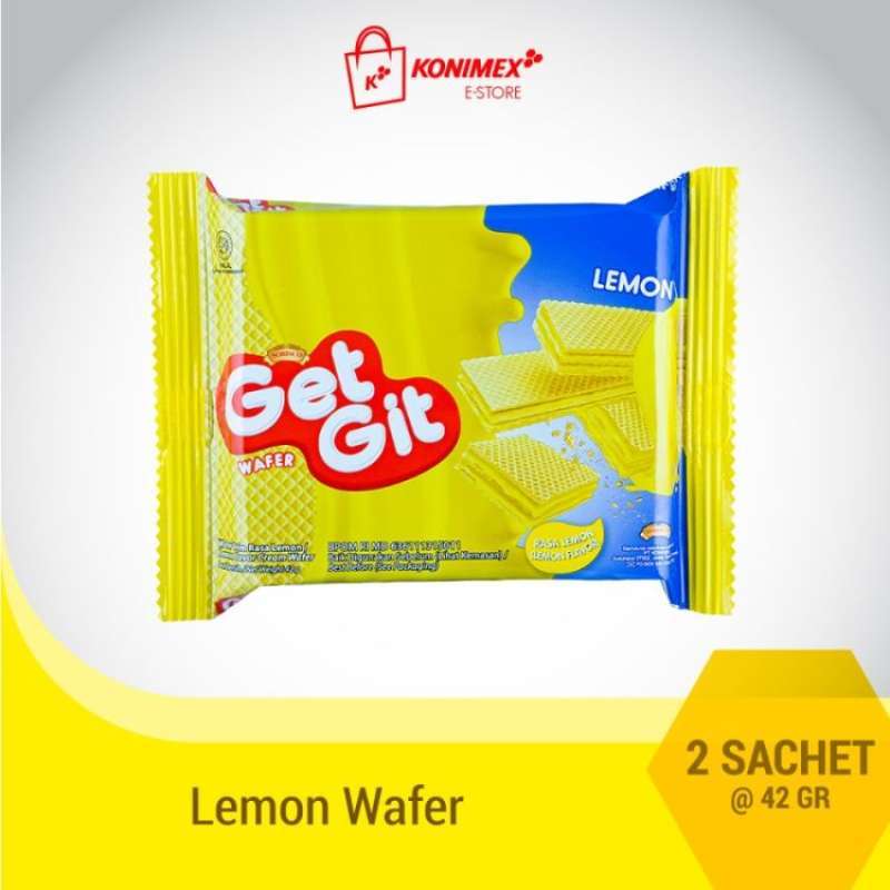 Promo Get Git Wafer Lemon 42 G – 2 sachet Diskon 5% di Seller Konimex ...