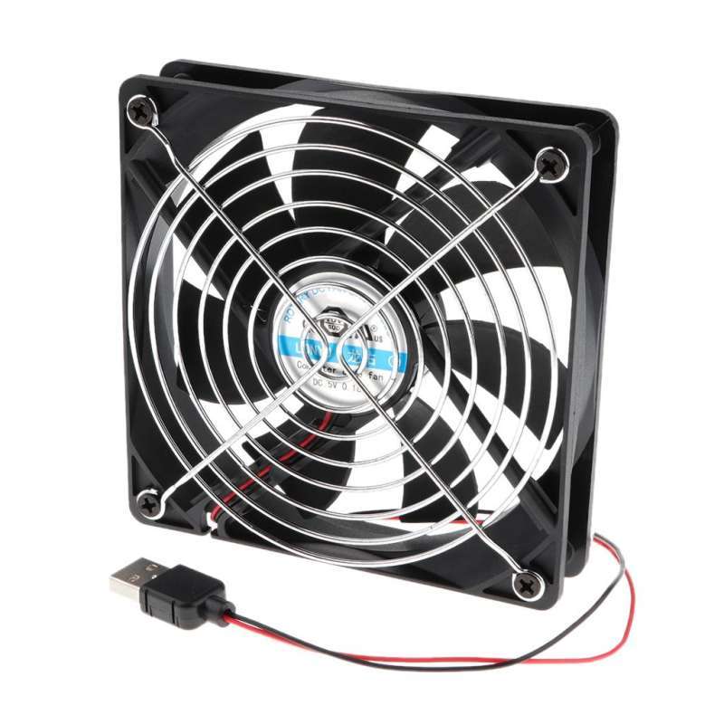 Promo 120mm Quiet Cooler Silent USB Cooling Fan for Router AV Cabinet ...
