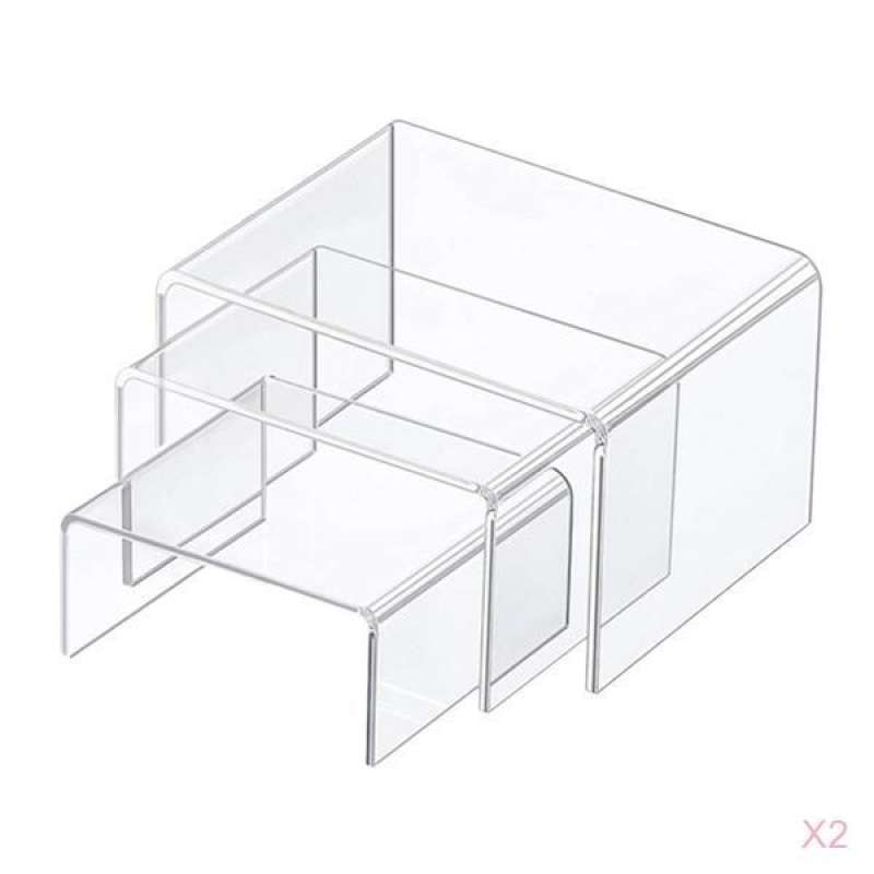 Jual Risers For Counters, Different U-shaped Display Stands Clear 6pcs ...