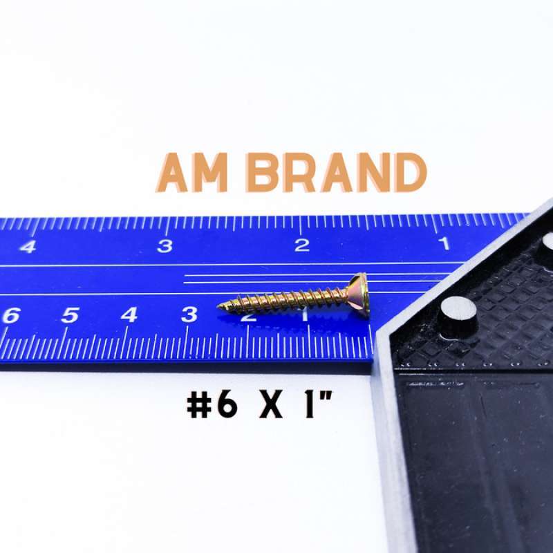 Jual skrup drywall gypsum kayu merk lion kuning sekrup kayu 6X1/2 6X1 ...