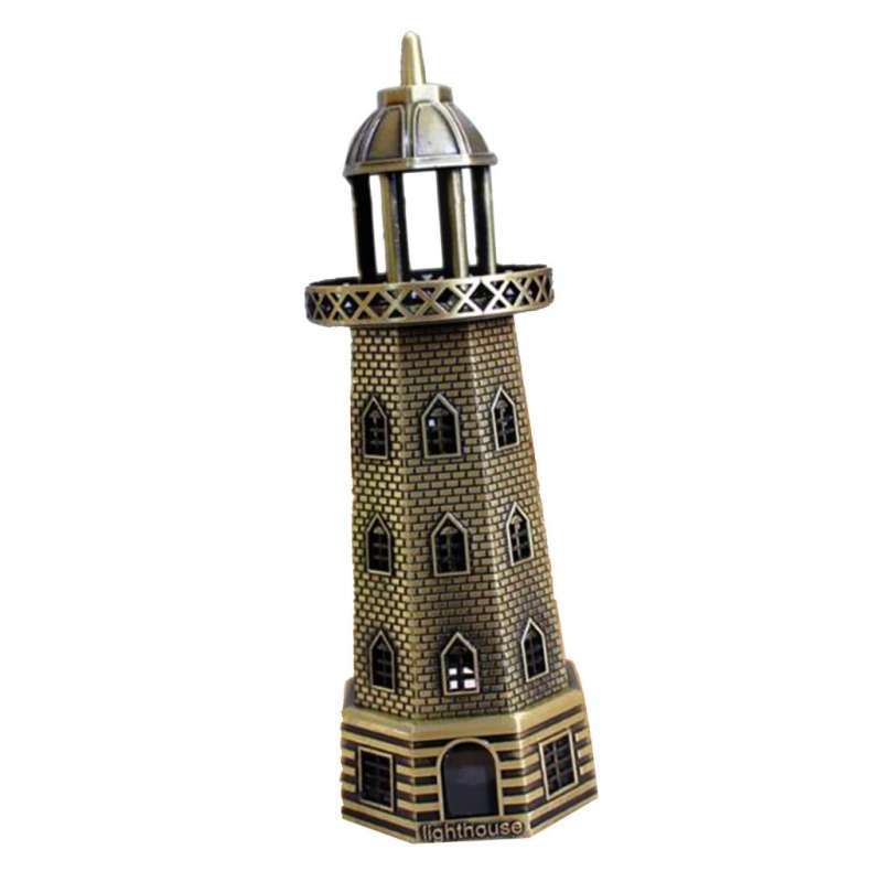 Jual 9'' Modern Beacon Lighthouse Model Tabletop Decor For Bookshelf ...