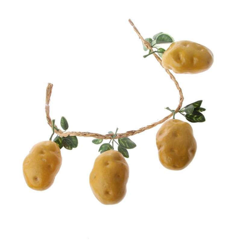 Jual 1 String Fake Food Foam Potato Toy Display Model Toy Kids Pretend ...