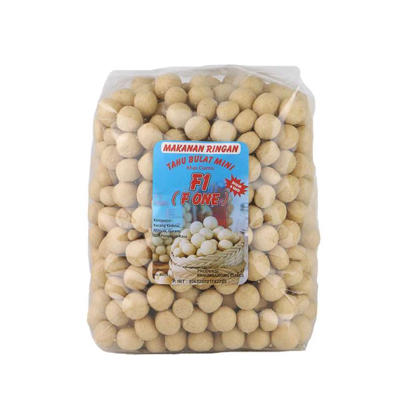 Jual Tahu Bulat Mini Kering F1 Kemasan 500 gr di Seller MahyraFood Tahu ...