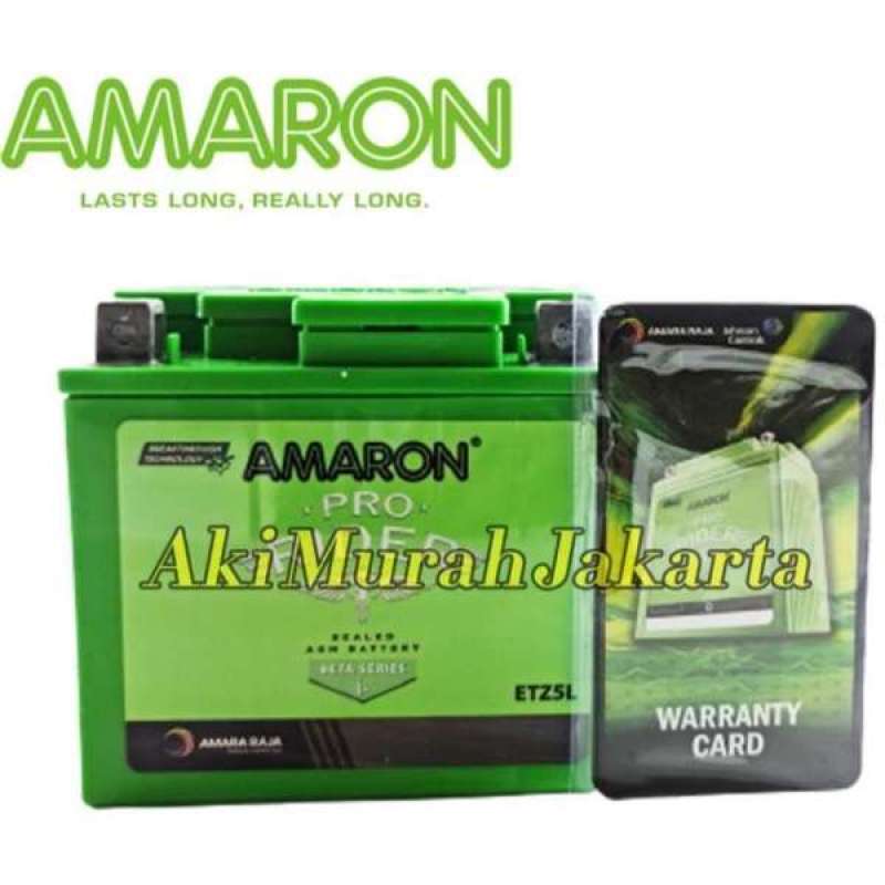 Jual Aki Motor Yamaha Nmax Amaron Etz5L / Gtz6V / Ytz6V Aki Kering di ...