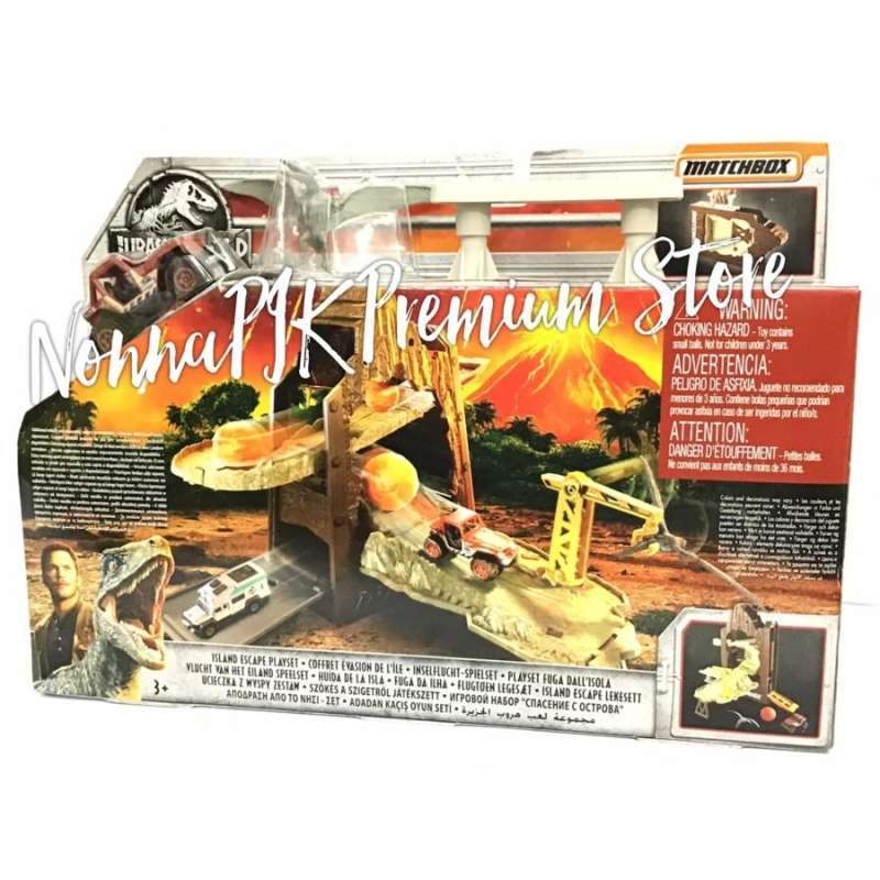 Jual Jurassic World Portable Island Escape Playset by Matchbox di ...