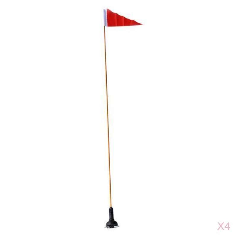Jual 4-Pack 47 Safety Flag Base Kit Rail Mount Marine Boat Canoe Kayak ...