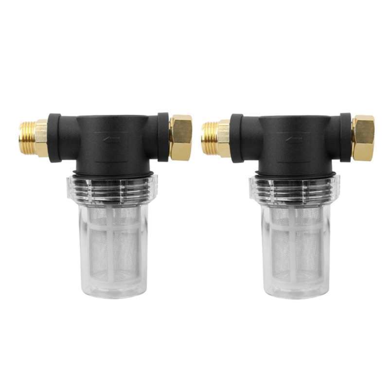 Promo 2pcs 3/4 in Garden Hose Filter Water Filter Pipeline Connectors ...