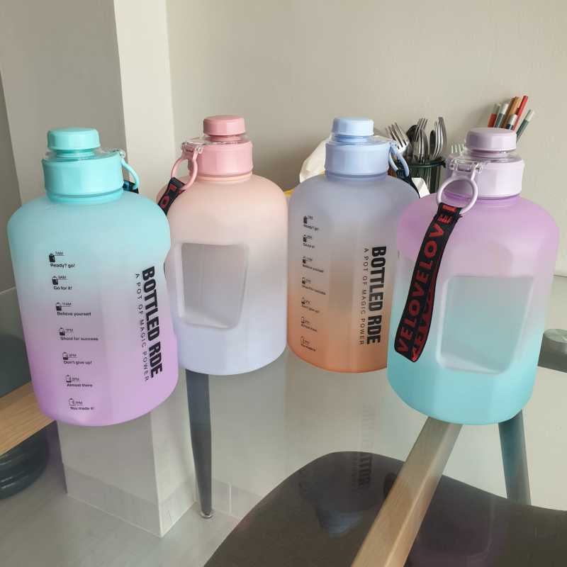 Jual Botol Minum 2,2 Liter 2200ML Korea viral Botol Motivasi FREE BUBBLE PACKING78000 di Seller ...