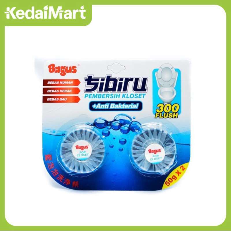 Jual Bagus Si Biru Pembersih Closet Isi 2 x 50 Gram di Seller KedaiMart ...