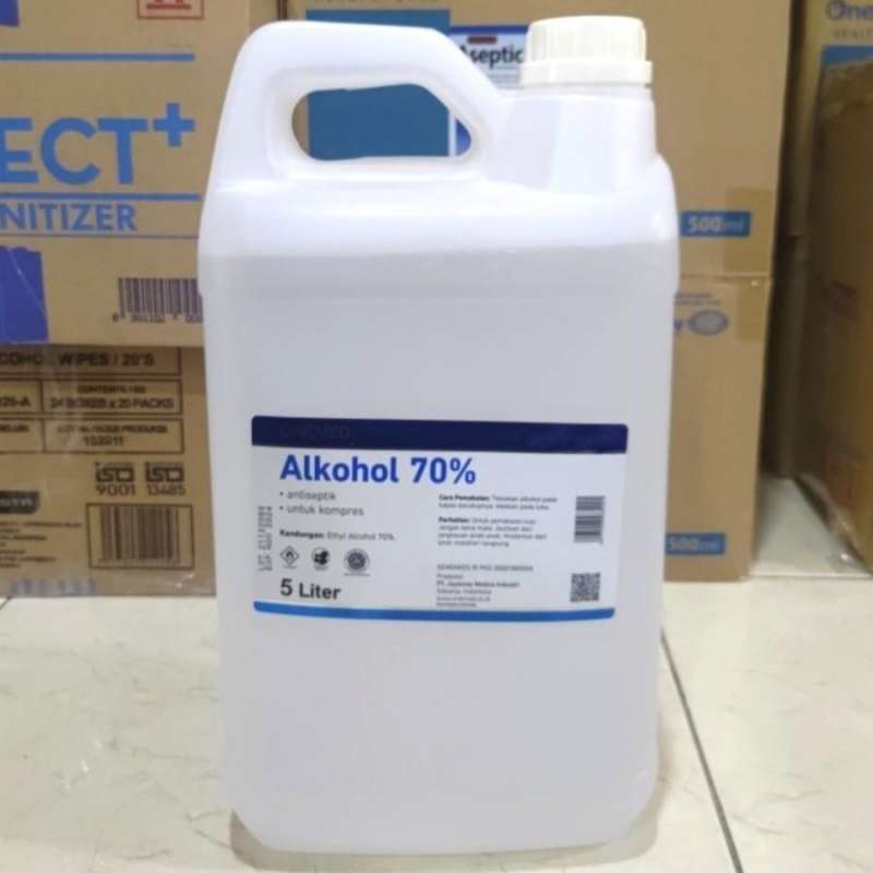 Promo Onemed Alcohol 70% Antiseptic 5 Liter/antiseptik Onemed/alkohol ...