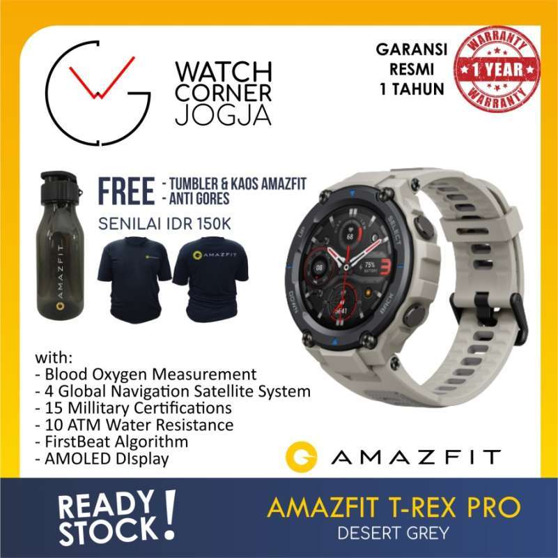 Jual Amazfit T-REX PRO TREX Original Smartwatch GPS Military GARANSI RESMI di Seller Watch ...