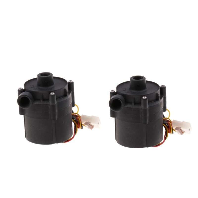 Promo 2x DC12V CPU Water Pump G/14 Thread 4 Pin Connector for Water ...
