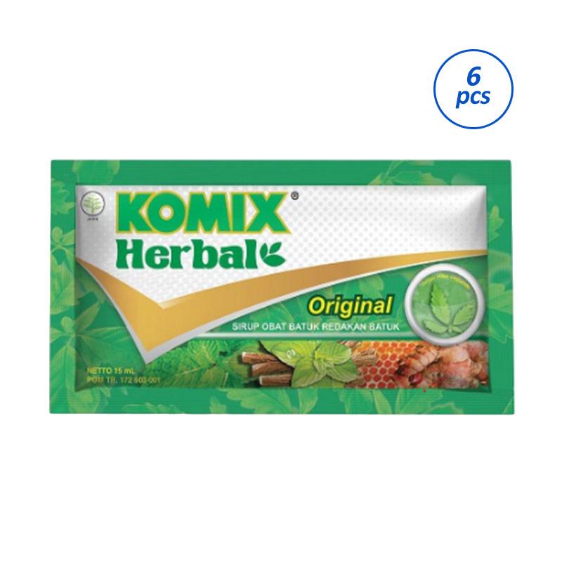 Jual KOMIX Herbal Obat Batuk [6 Sachet/ Original] di Seller Tika Shop ...