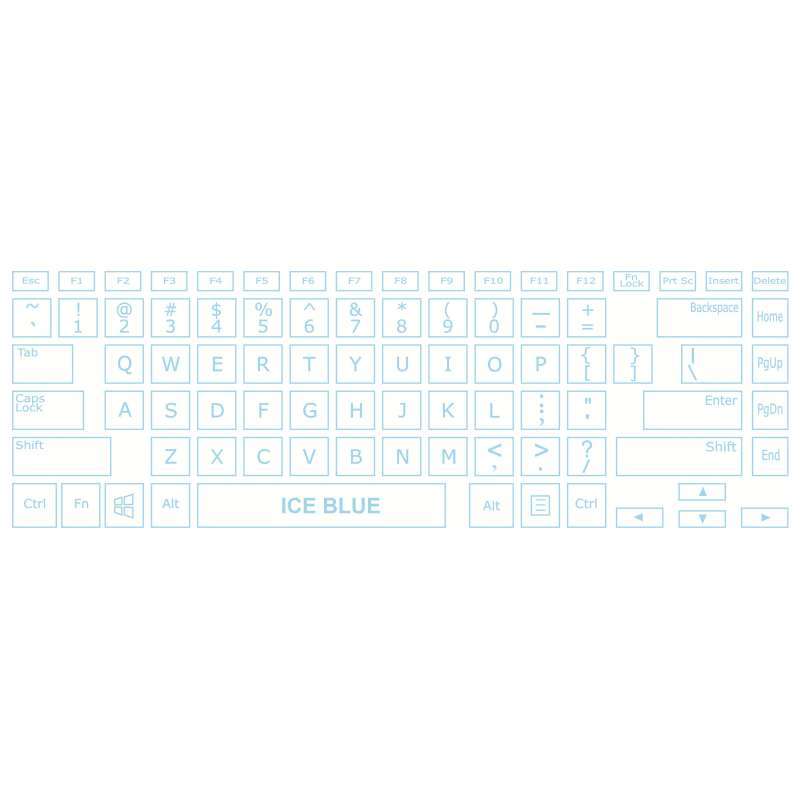 Jual Sticker Full Keyboard English Laptop Background Putih Font ...