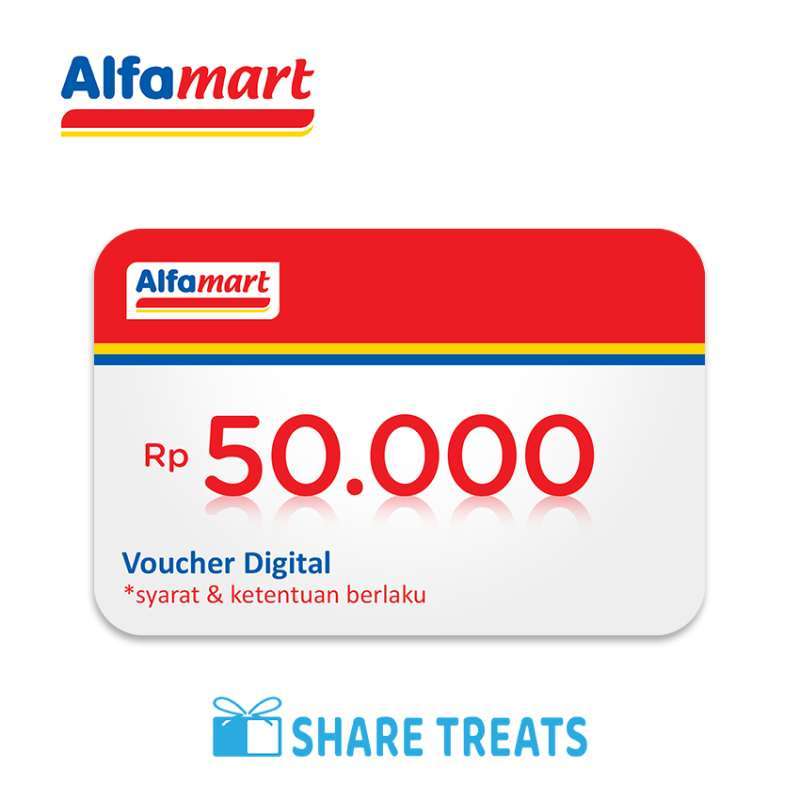 Promo Voucher Belanja Digital Alfamart Rp 50.000 Diskon 10% di Seller ...