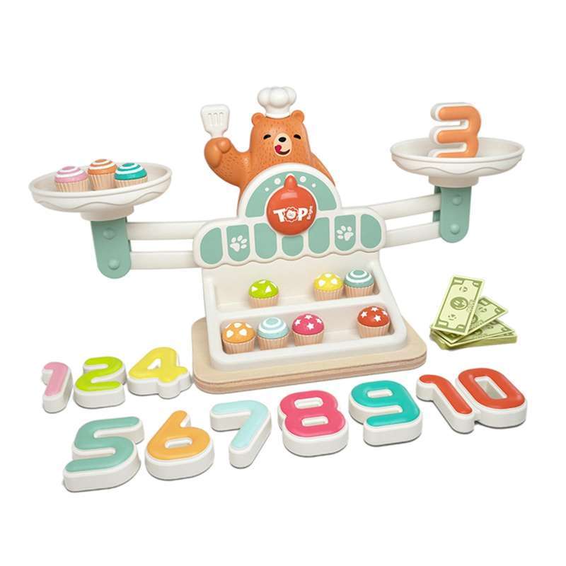 Jual Balance Scale Toys Bear Balance Digital Math Games Activities Kids ...