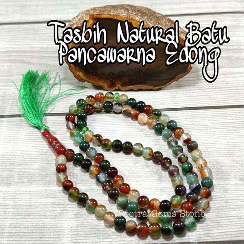 Jual Tasbih Natural Batu Alam Pancawaran Edong Original Di Seller ...